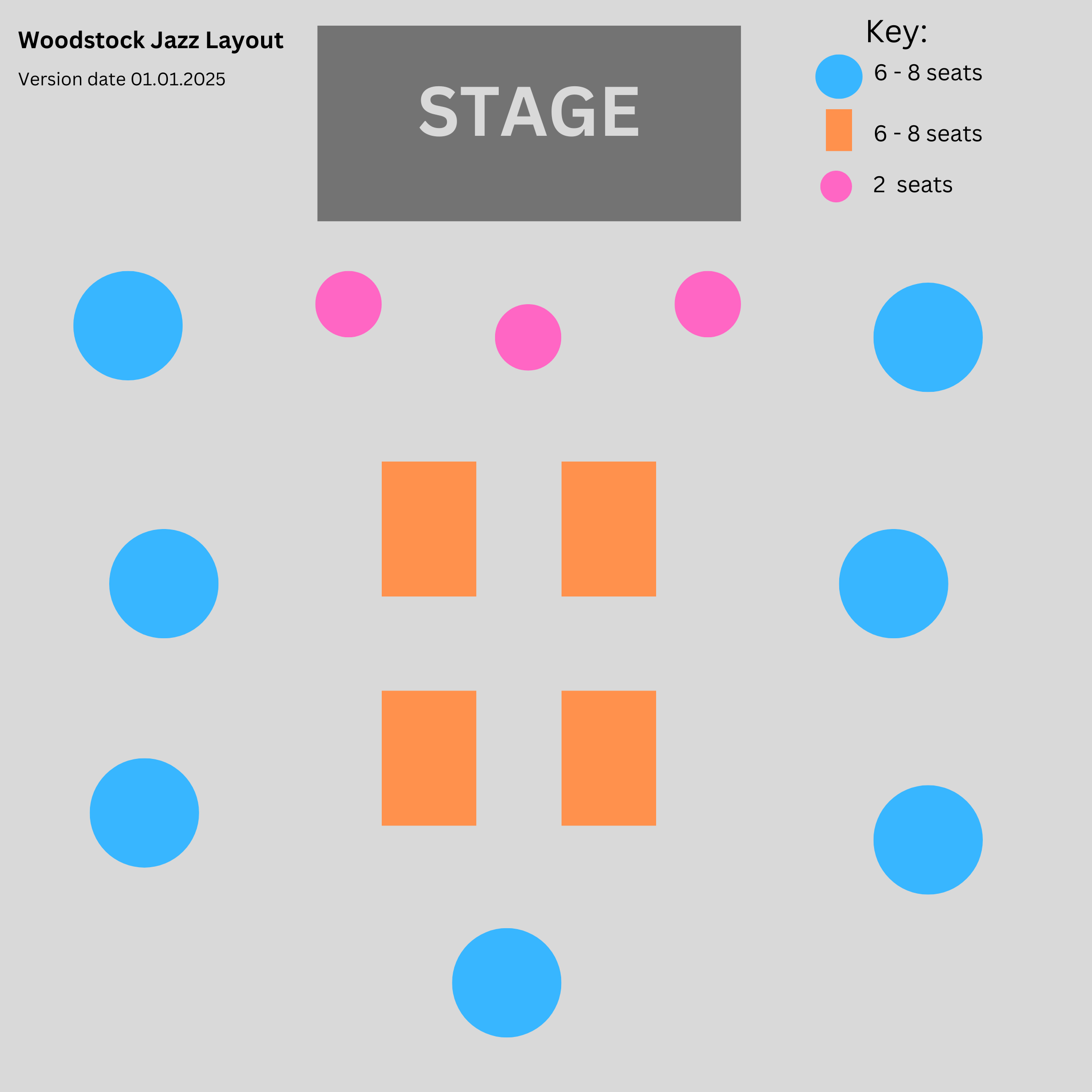 Woodstock Jazz - Layout